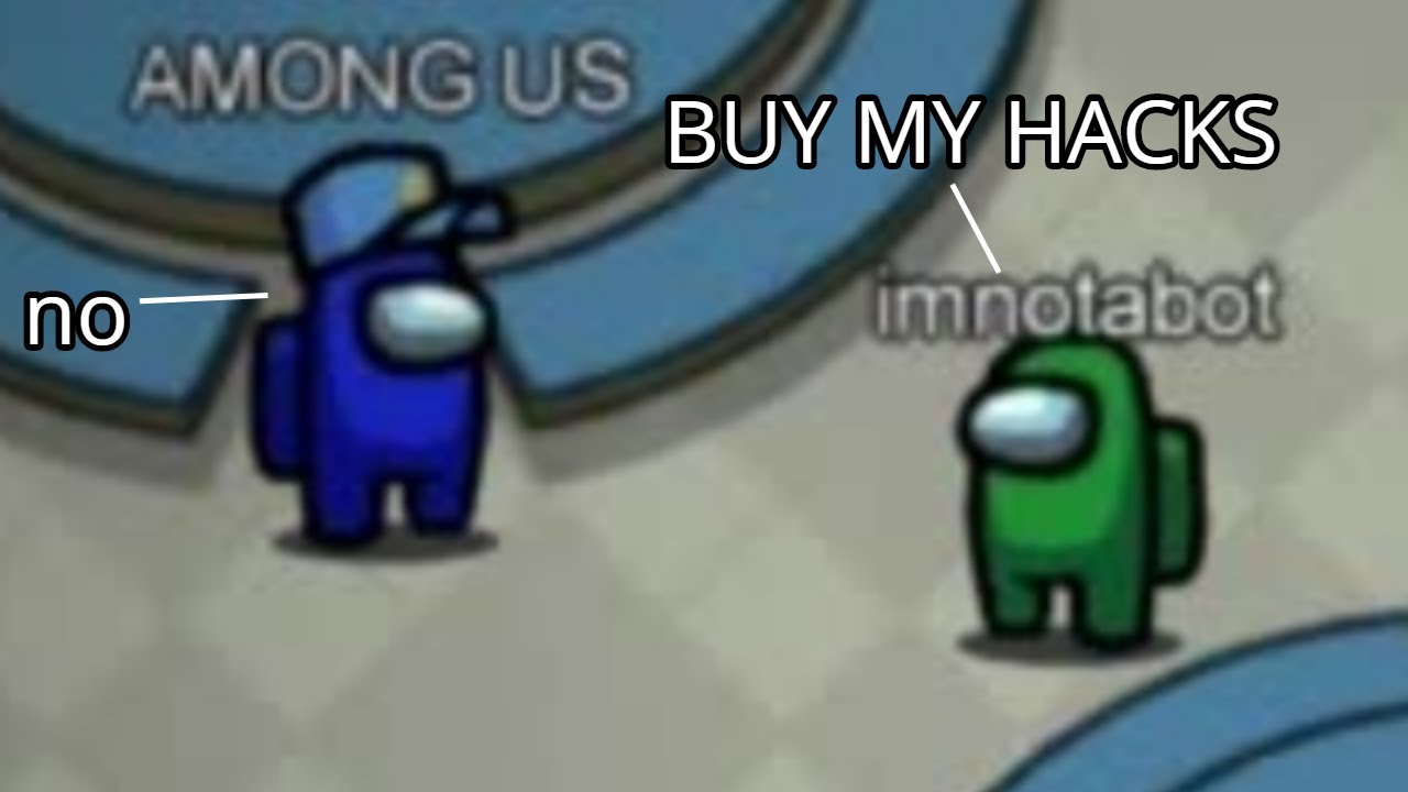 Pretending to be a bot in Among Us - YouTube