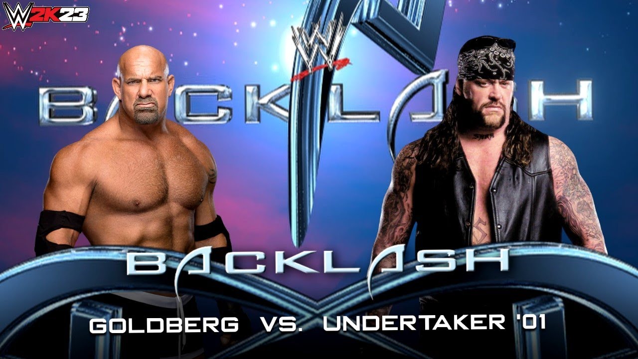 Full Match - Goldberg vs. Undertaker '01: Backlash|WWE 2K23 - YouTube