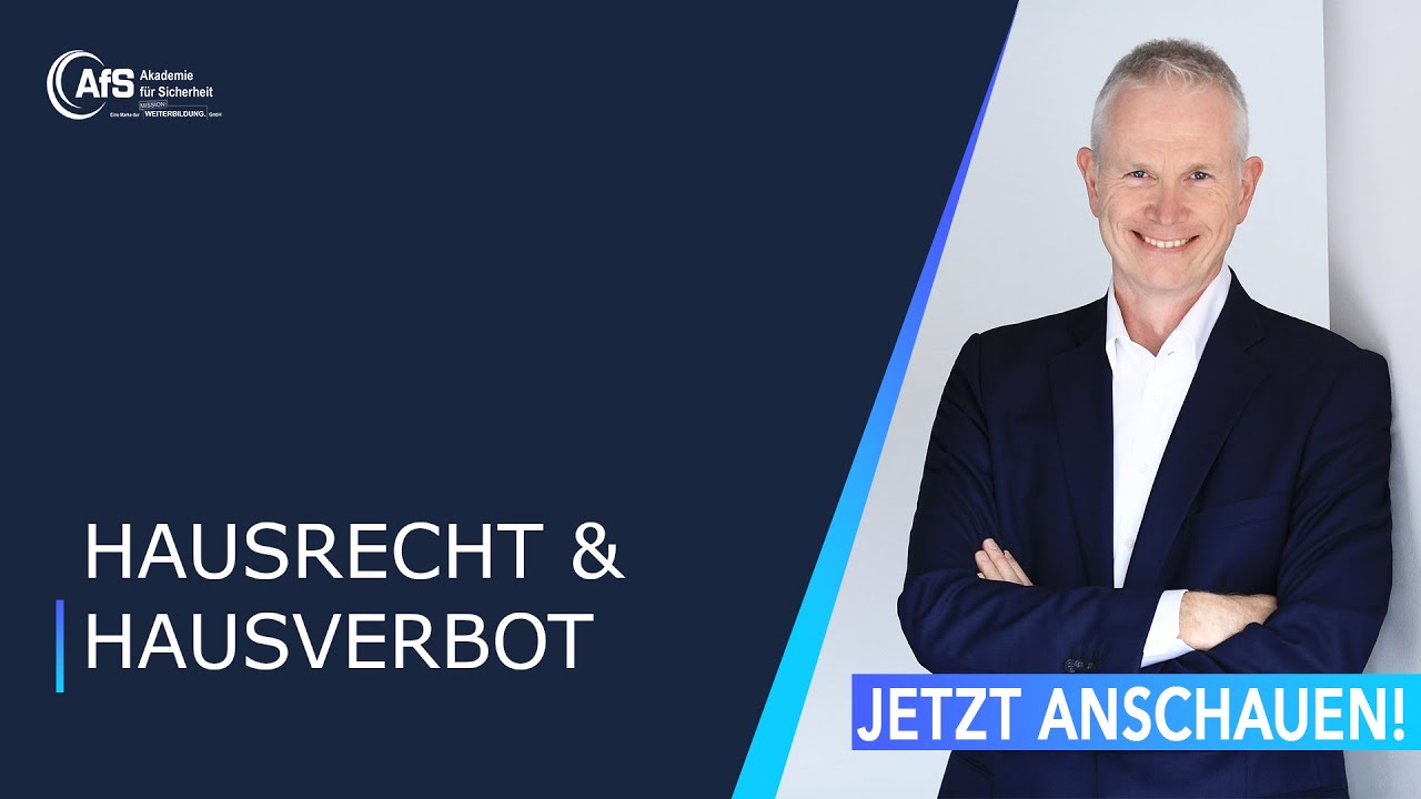 § 34a GewO - Hausrecht und Hausverbot - Einfach erklärt! (2024) - YouTube