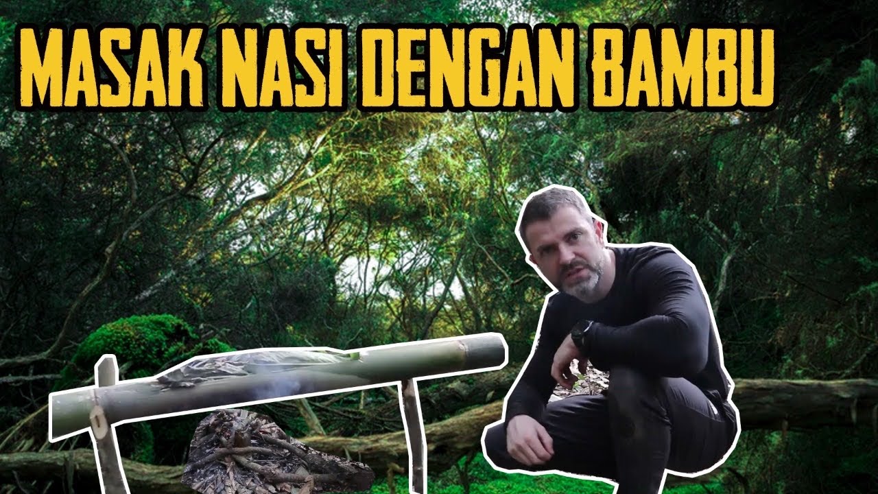 2 DAYS JUNGLE SURVIVAL🌴 - PRIMITIVE COOKING WITH BAMBOO + SPECIAL ...