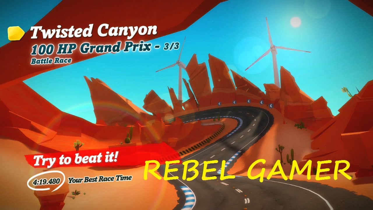 Joyride Turbo - #03 HP Grand Prix: Twisted Canyon (100HP) - XBOX 360 ...