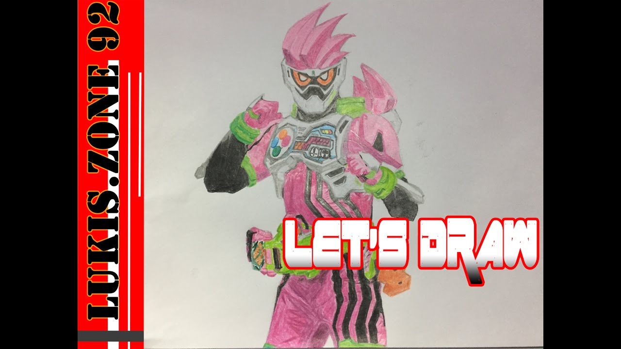 Let's Draw Kamen Rider Ex-Aid - YouTube