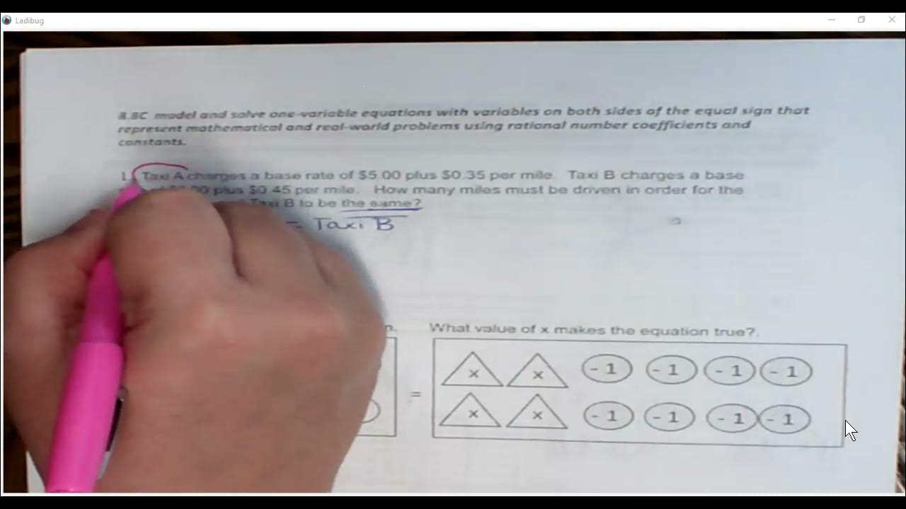 STAAR Review #2 - Transformations and Equations with VOBS - YouTube