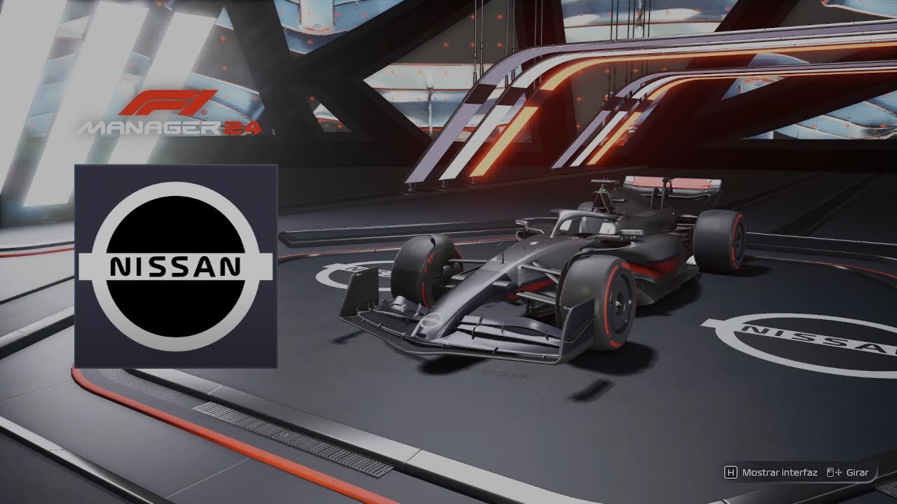NISSAN LOGO F1 MANAGER 2024 TUTORIAL SIN MODS + DISEÑO DE COCHE Y MONO ...