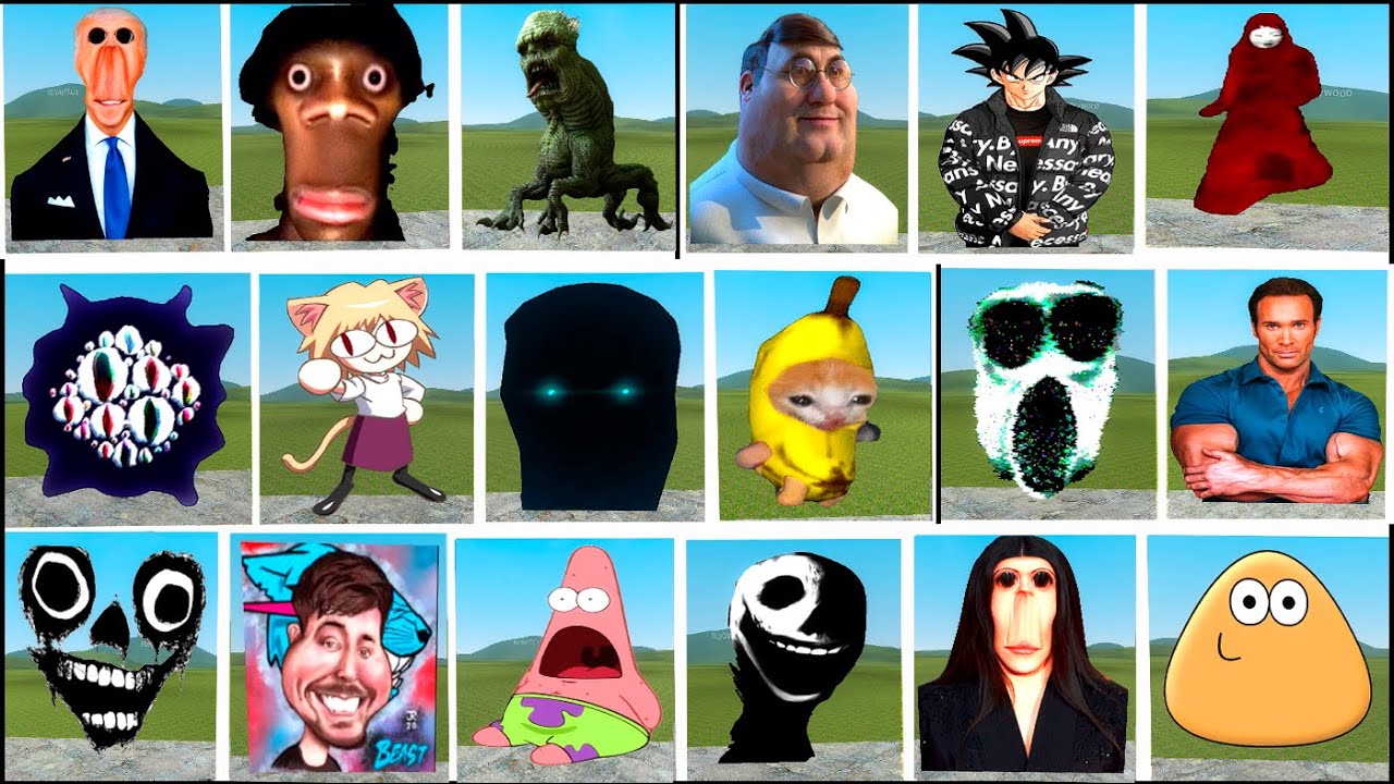 ULTIMATE NEXTBOTS PACK \Nextbots\ Gmod! Garry's Mod! - YouTube