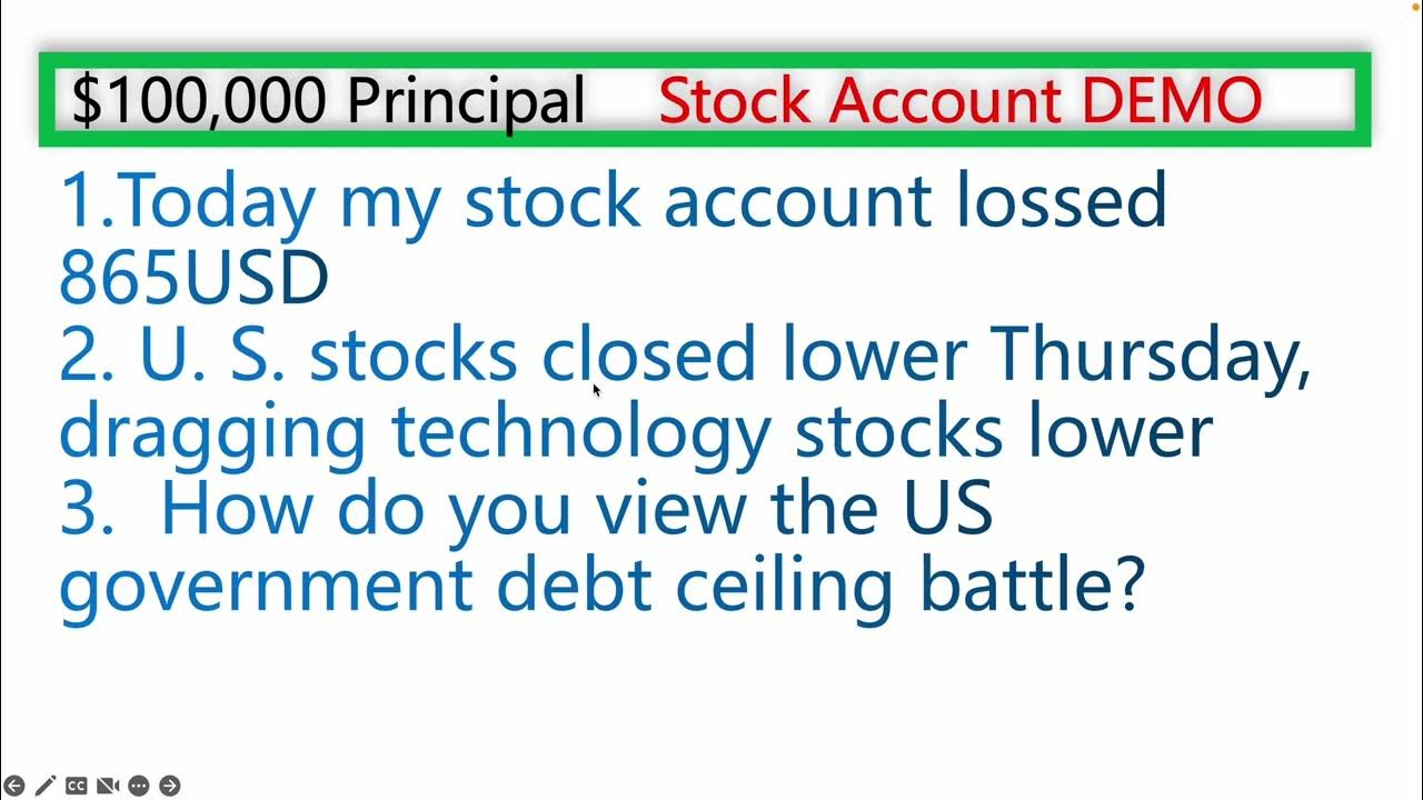 How do you view the US government debt ceiling battle? - YouTube