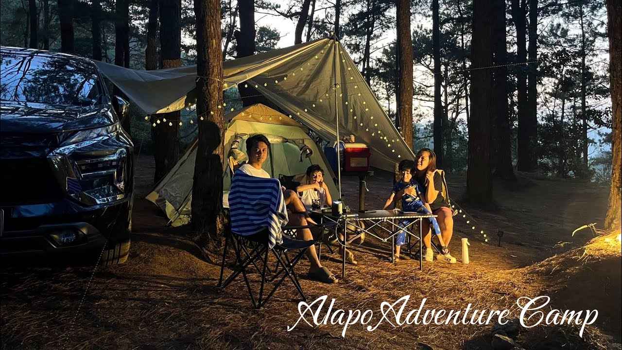 Our first car camping @ Alapo Adventure Camp - YouTube
