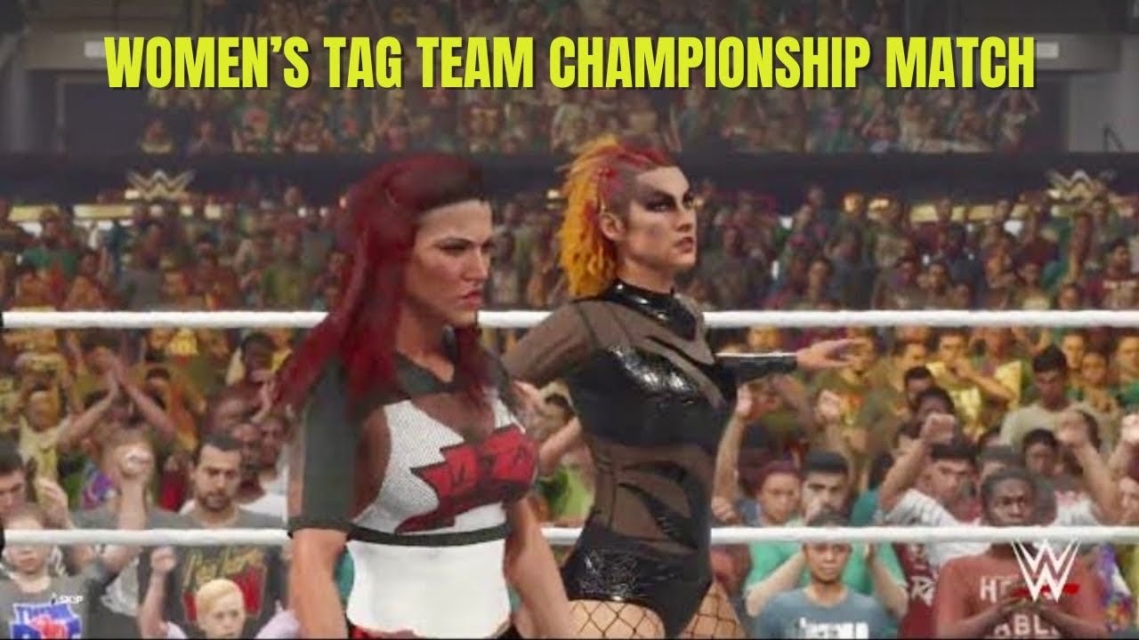 WWE 2K23 Lita & Becky vs Damage Control - Women’s Tag team Championship ...