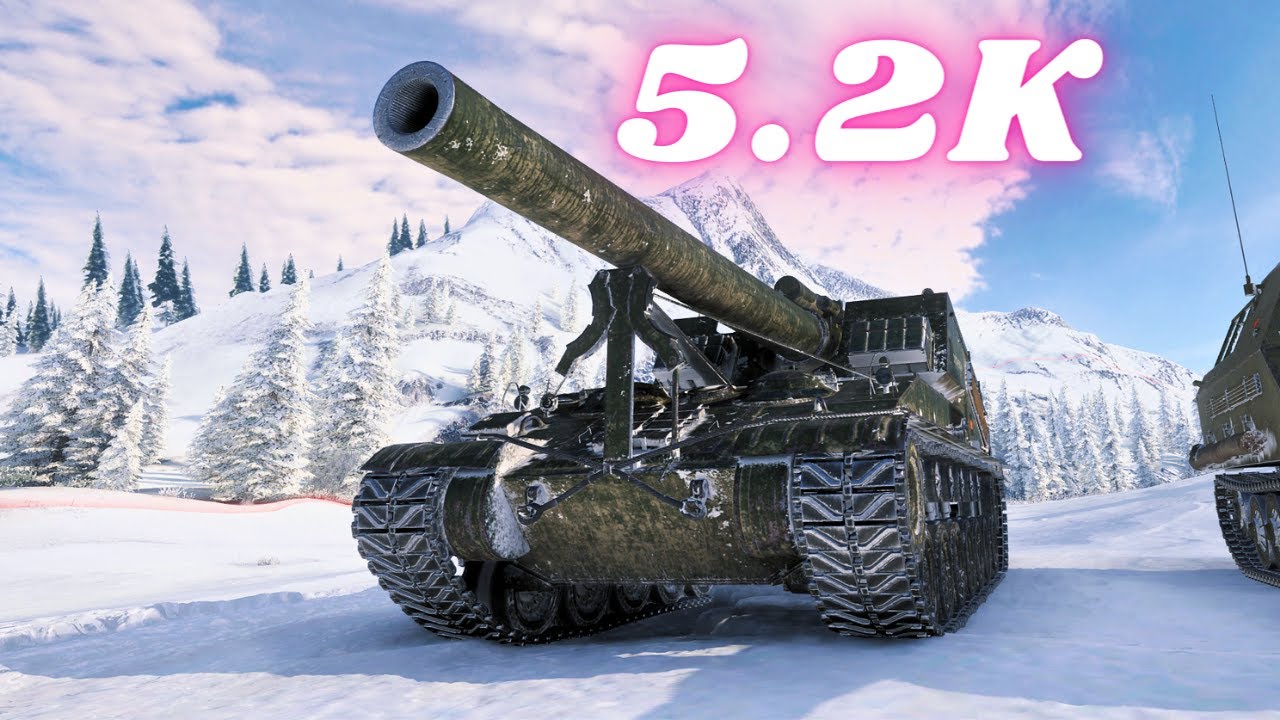 T92 HMC Arty 5.2K Damage World of Tanks Replays - YouTube