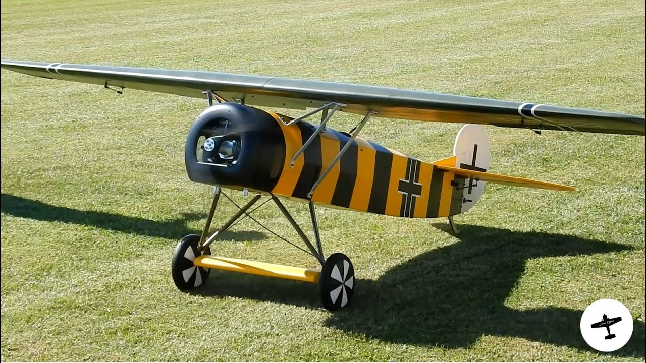 BEAUTIFUL RC XXL FOKKER D.VIII SCALE FLIGHT - YouTube