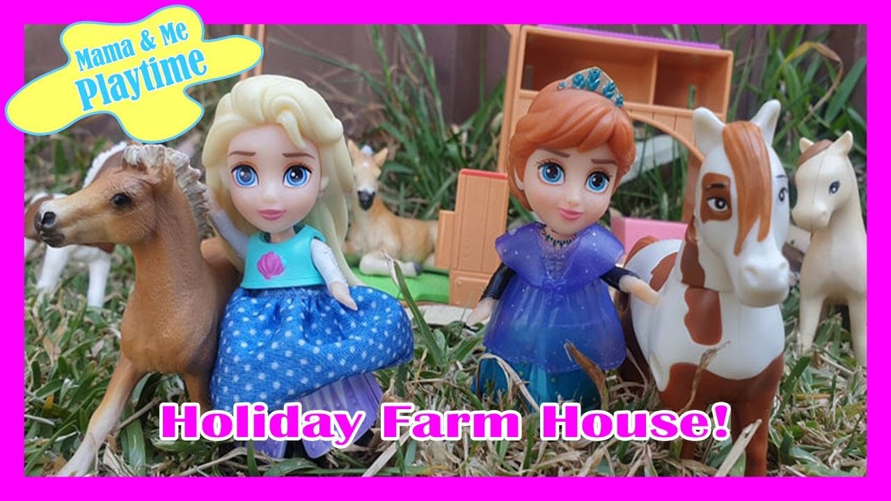 Unforgettable Horse Riding Moment with Elsa and Anna! - YouTube