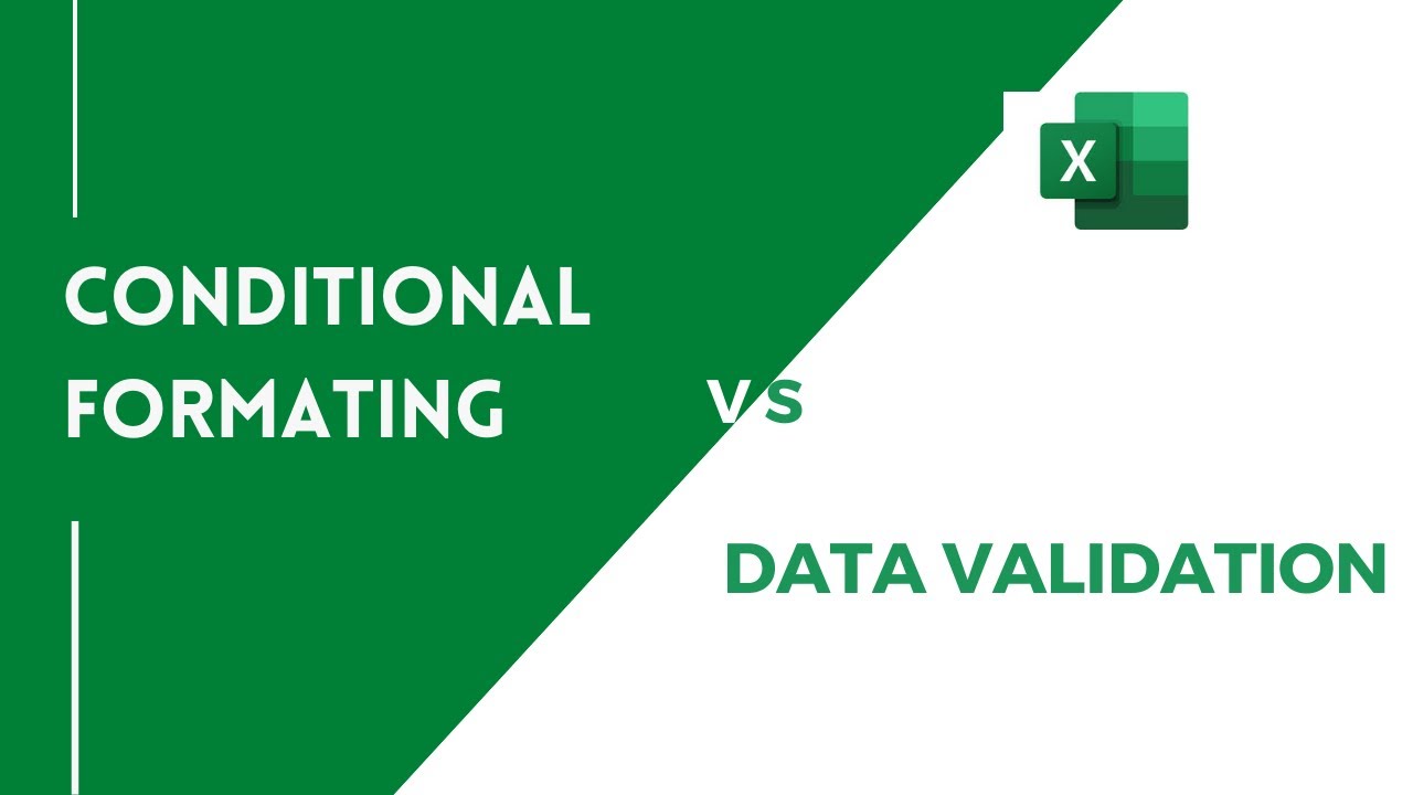 Data Validation Vs Conditional Formatting Exceltutorial Excel Basicexcel Youtube 2321