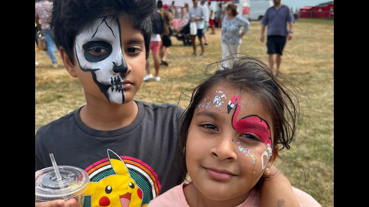 Face painting - Kenul and Kenolee - Aug 21, 2022 - YouTube