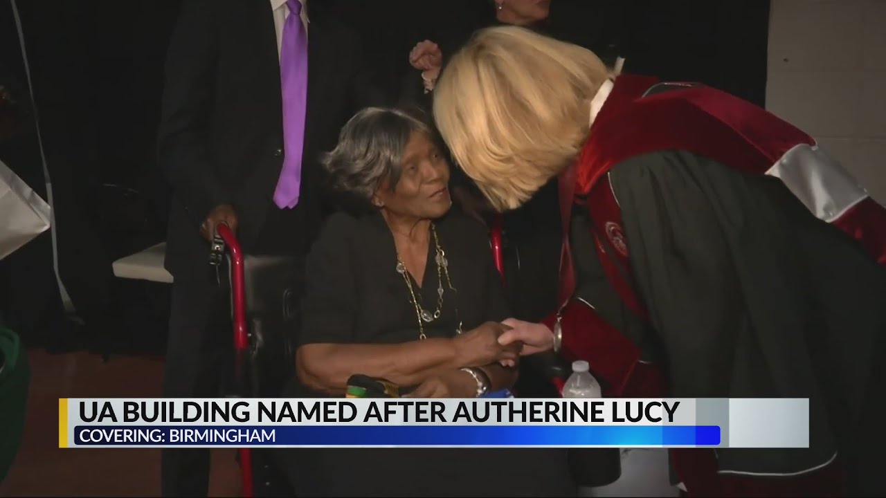 UA renames Bibb Graves Hall as Autherine Lucy Hall - YouTube