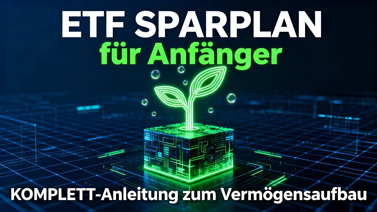 ETF SPARPLAN für Anfänger: KOMPLETT-Anleitung zum Vermögensaufbau - YouTube