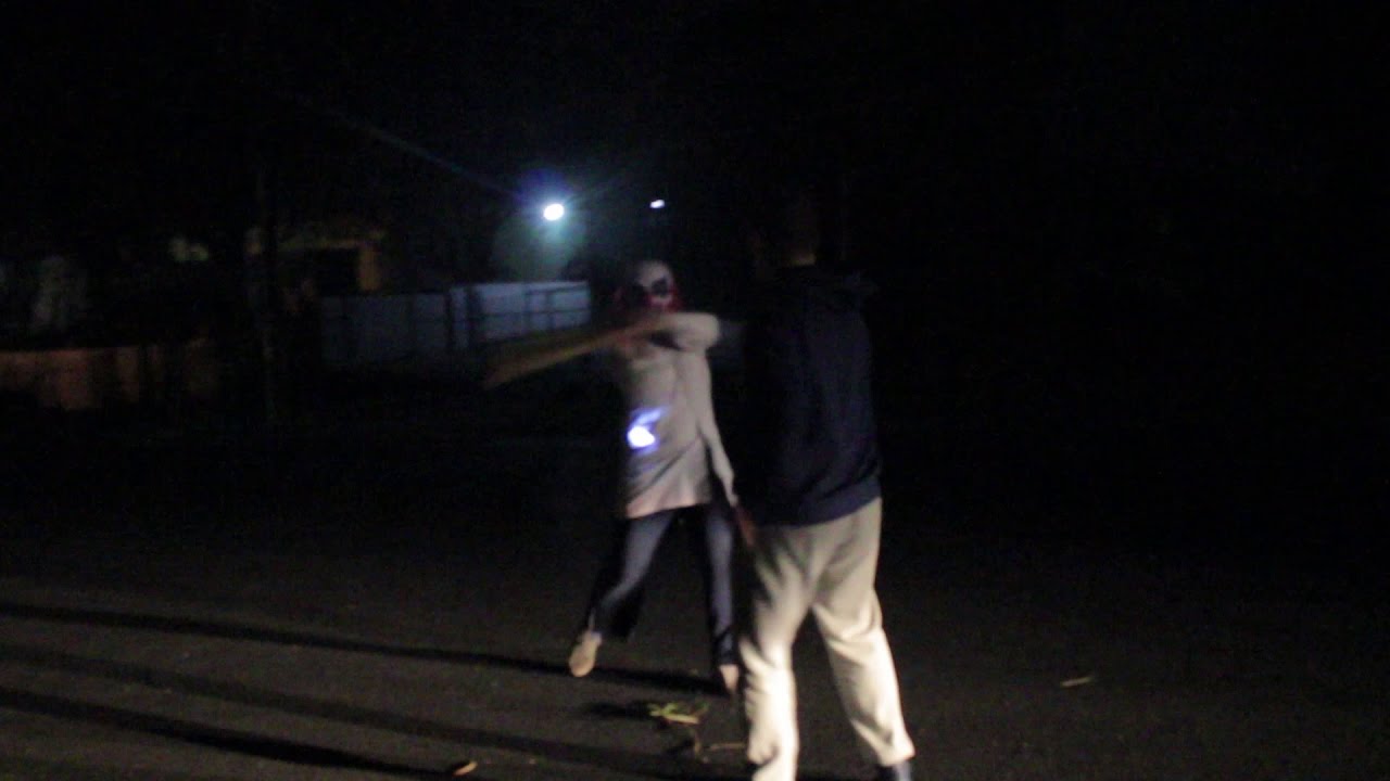 Killer Clown Gets Hit By Car (ORIGINAL) - YouTube