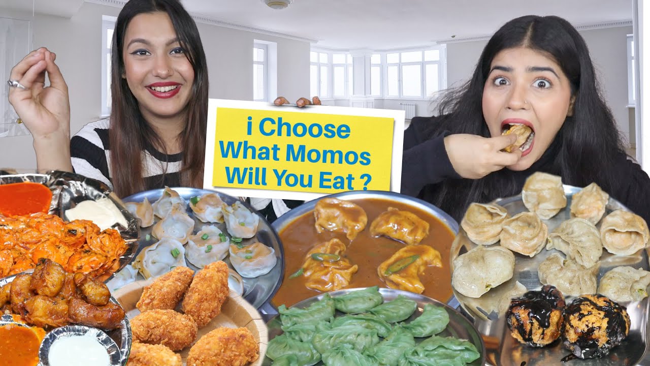 I Choose What Momos Will You Eat Challenge | Choco Lava Momos, Spiciest ...
