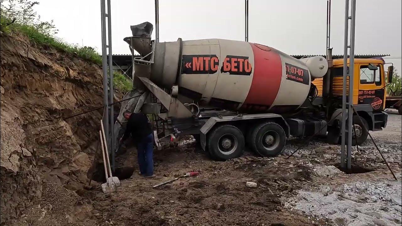 Будівництво навісу 25/20. Монтаж колон. Виготовлення ферм із бурової ...