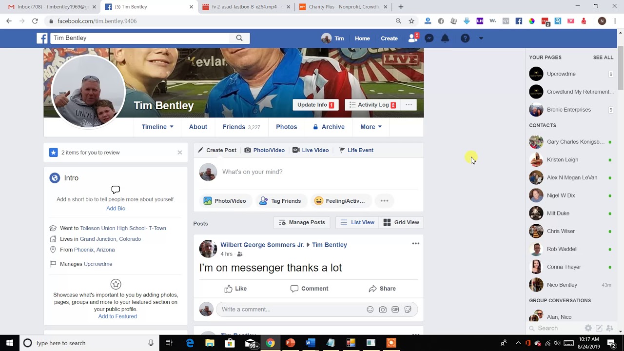 software update and messaging sequence - YouTube