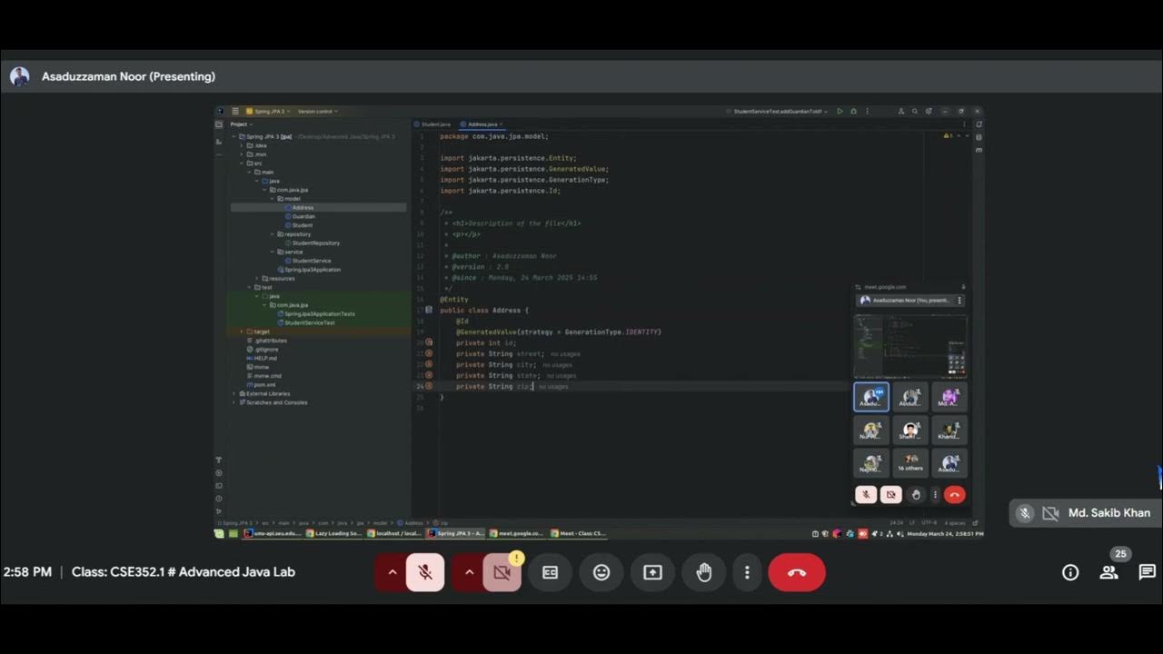 Advanced Java Class-10 (LAB) - YouTube
