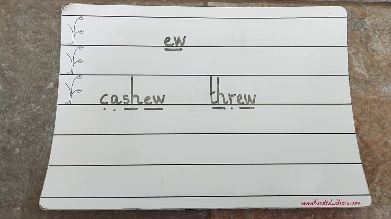 Phonics - the Phase 5 'ew' sound - YouTube