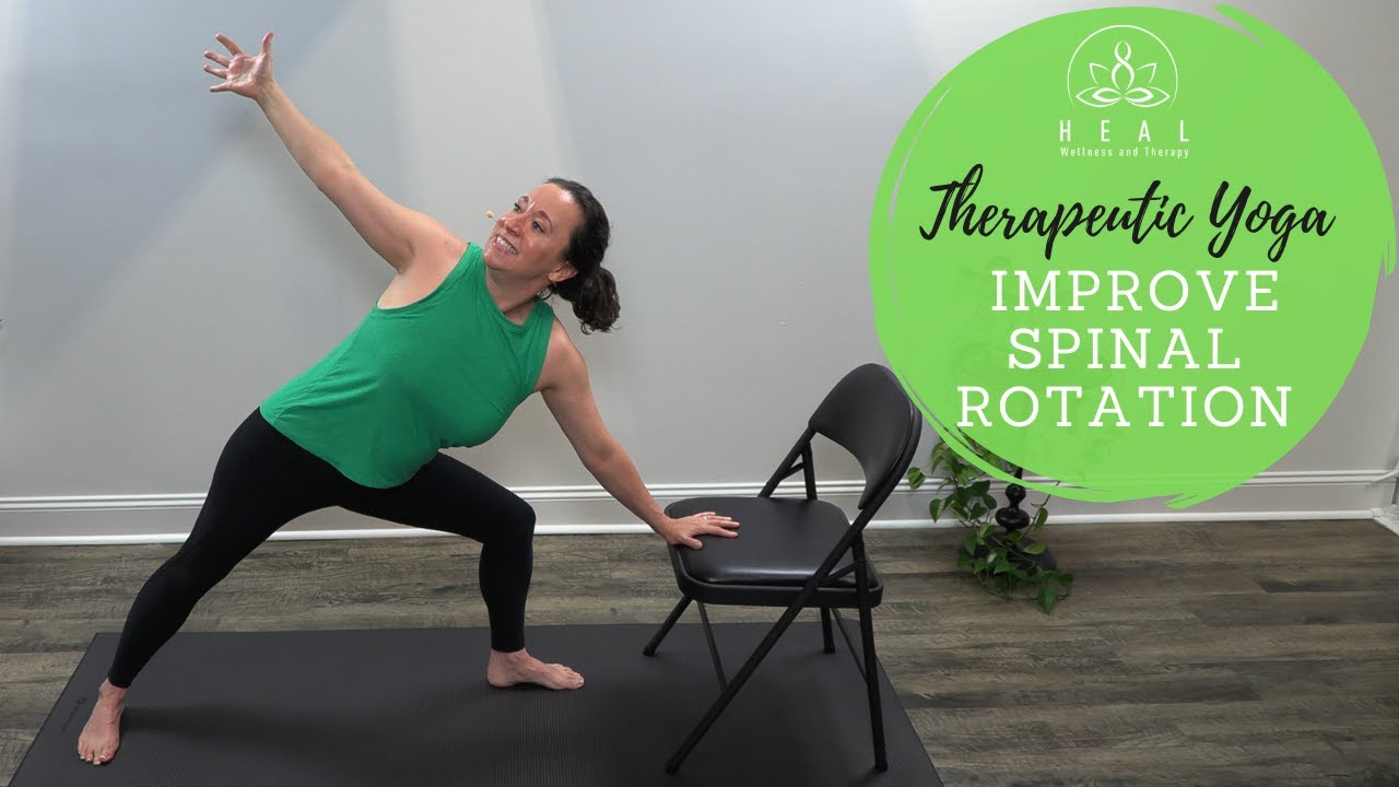 Therapeutic Yoga to Improve Spinal Rotation - YouTube
