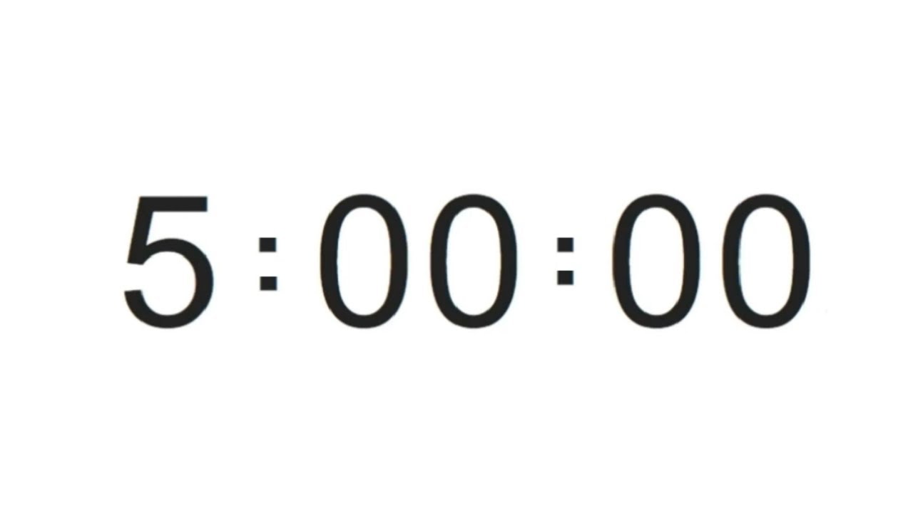 5 HOUR - TIMER - YouTube
