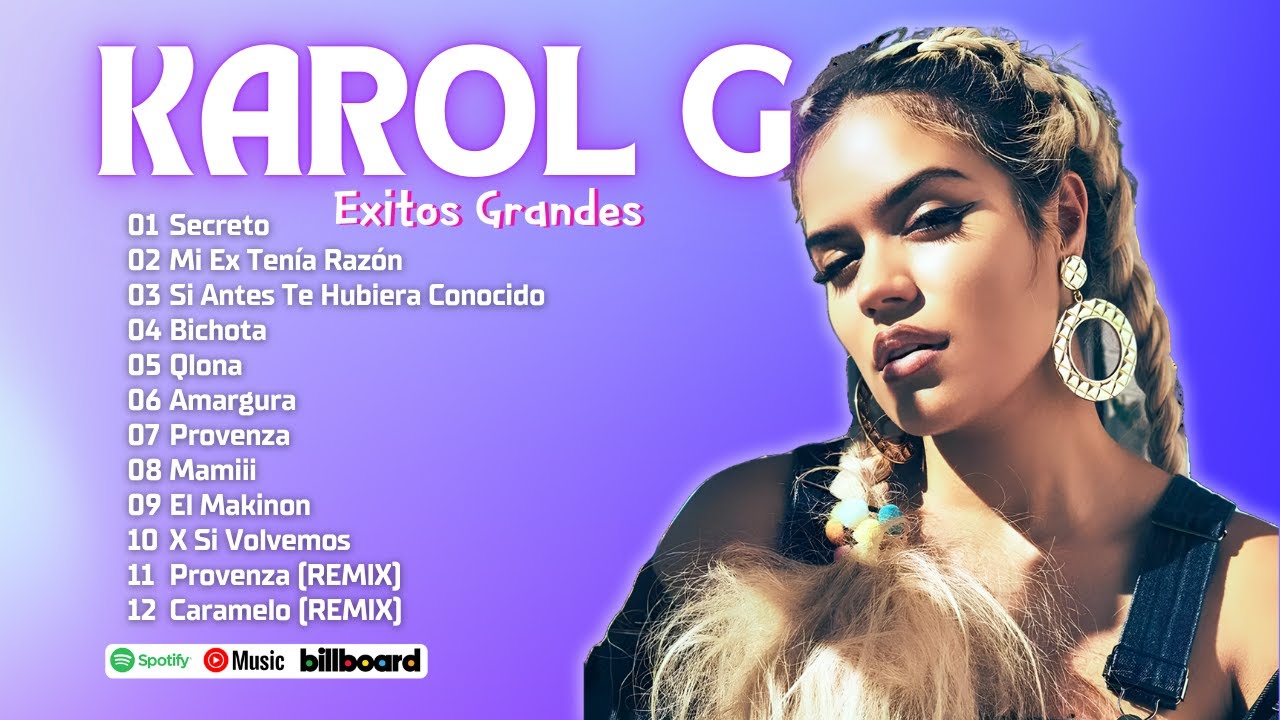 Karol G Grandes Éxitos Mix 2024 | Lo Más Popular de Karol G 2024 - YouTube