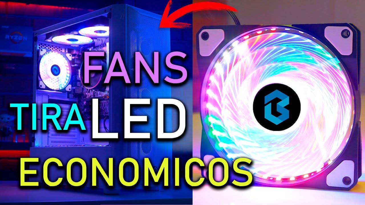 FANS Y TIRA LED MAGNETICA ARGB BARATAS 😱 BRAINSTORM AR-20 RGB - YouTube