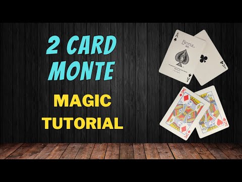 2 Card Monte - Without Gimmicks - Magic Card Trick Tutorial