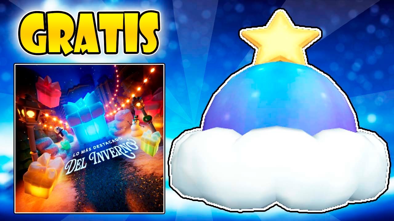 COMO CONSEGUIR SOMBRERO DE ESTRELLA GRATIS EN EVENTO ROBLOX WINTER ...