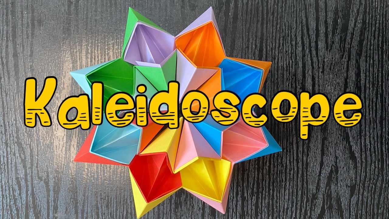 Origami Kaleidoscope Tutorial | Magic Kaleidoscope | Infinity ...