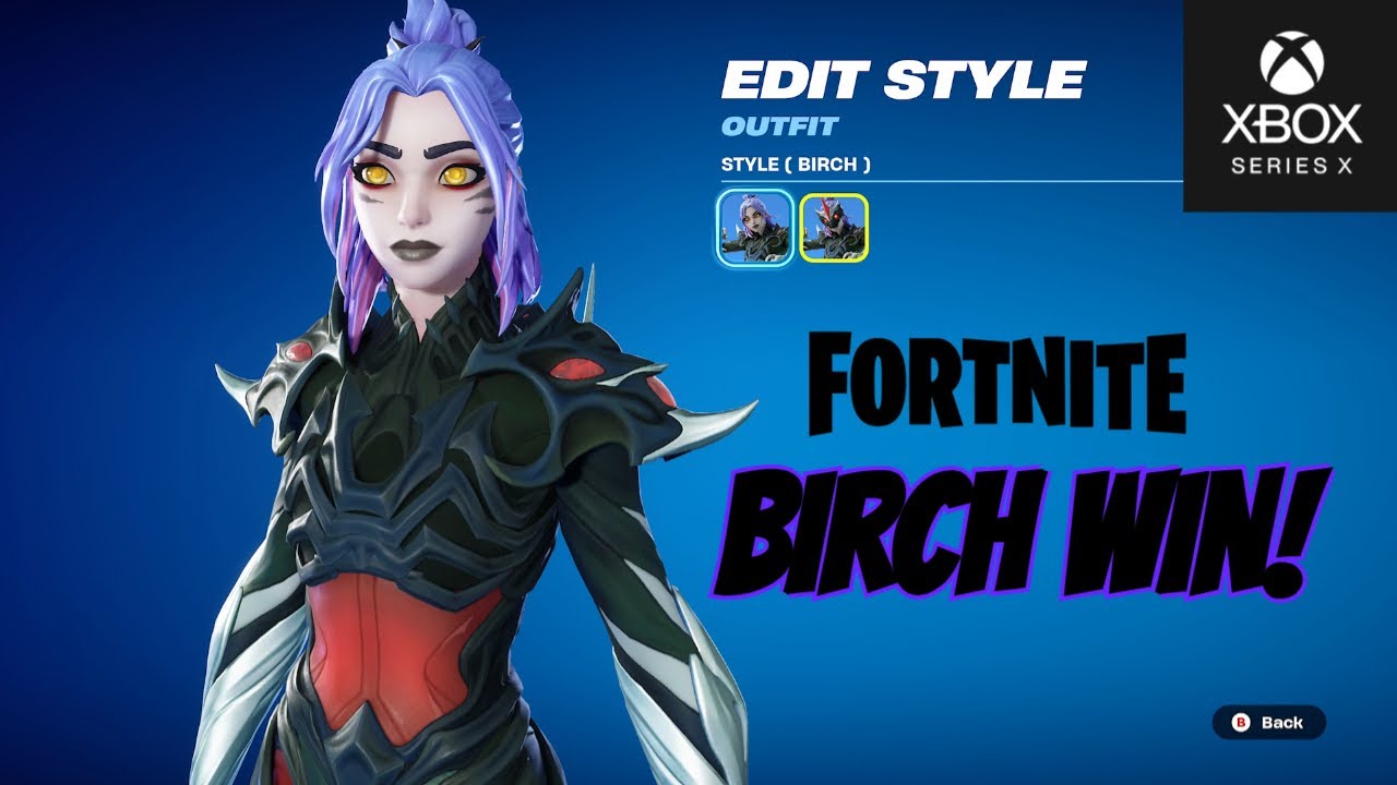 FORTNITE BIRCH WIN! XBOX CHAPTER 6 SEASON 1 - YouTube