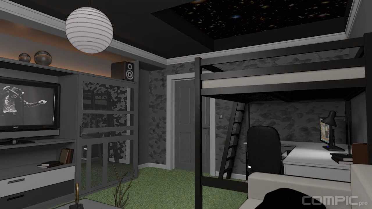 Blender 3D interior design visualization - YouTube