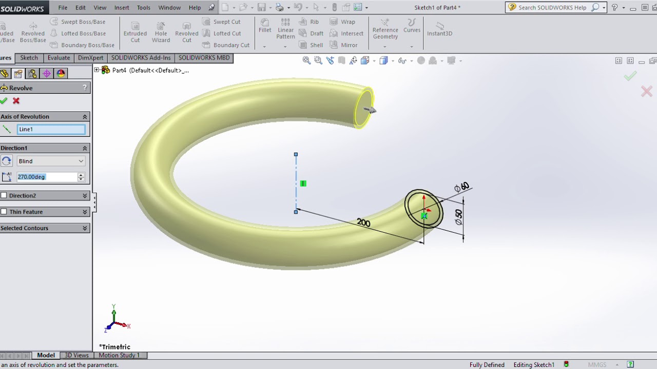 SolidWORKS 4-1 - YouTube