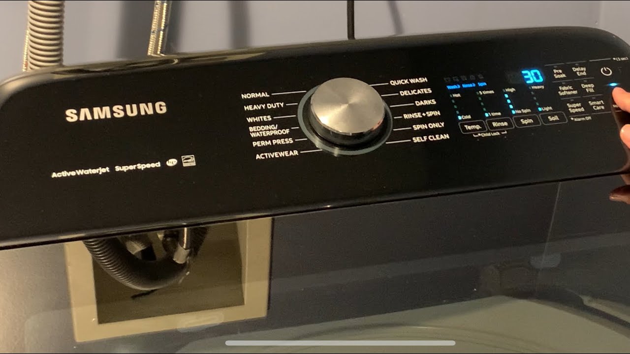 Samsung ActiveWaterjet SuperSpeed WA52DG5500AV (2019) Washing Machine ...