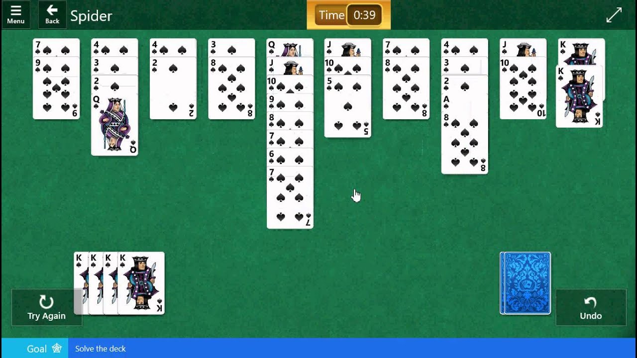 Easy\Spider II - Solve the deck (I) - YouTube