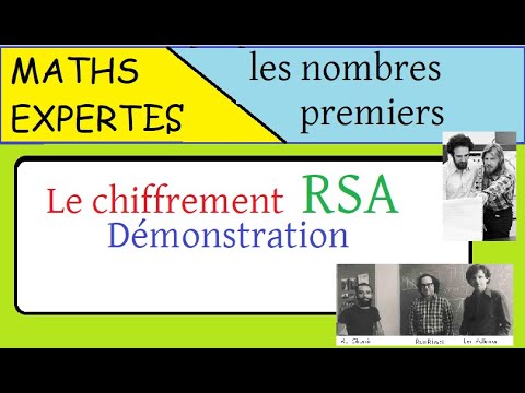 Les nombres premiers -Le chiffrement RSA - Démonstration- Maths ...