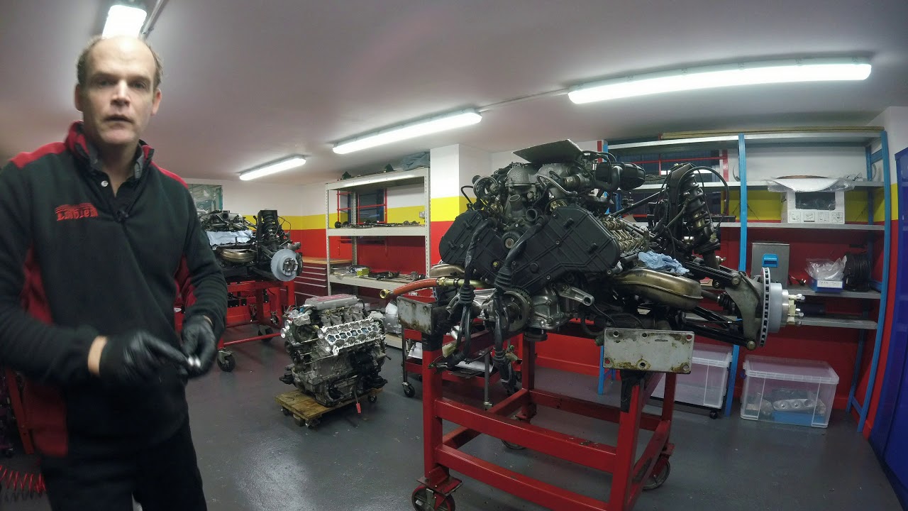 Ferrari 348ts valve timing set up - YouTube