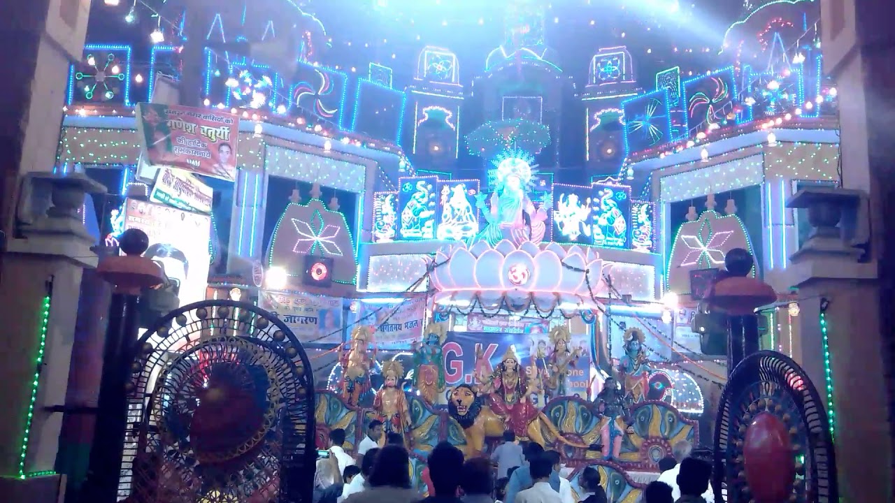 Ganesh Mandir chandausi 2017 - YouTube