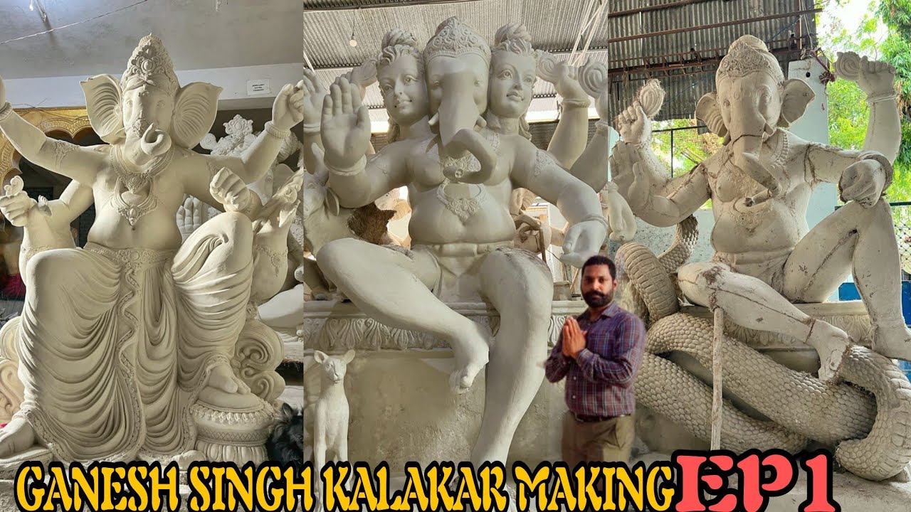 Ganesh Singh Kalakar Ganesh Making 2022 Ep1 | Ganesh Kalakar Unique ...
