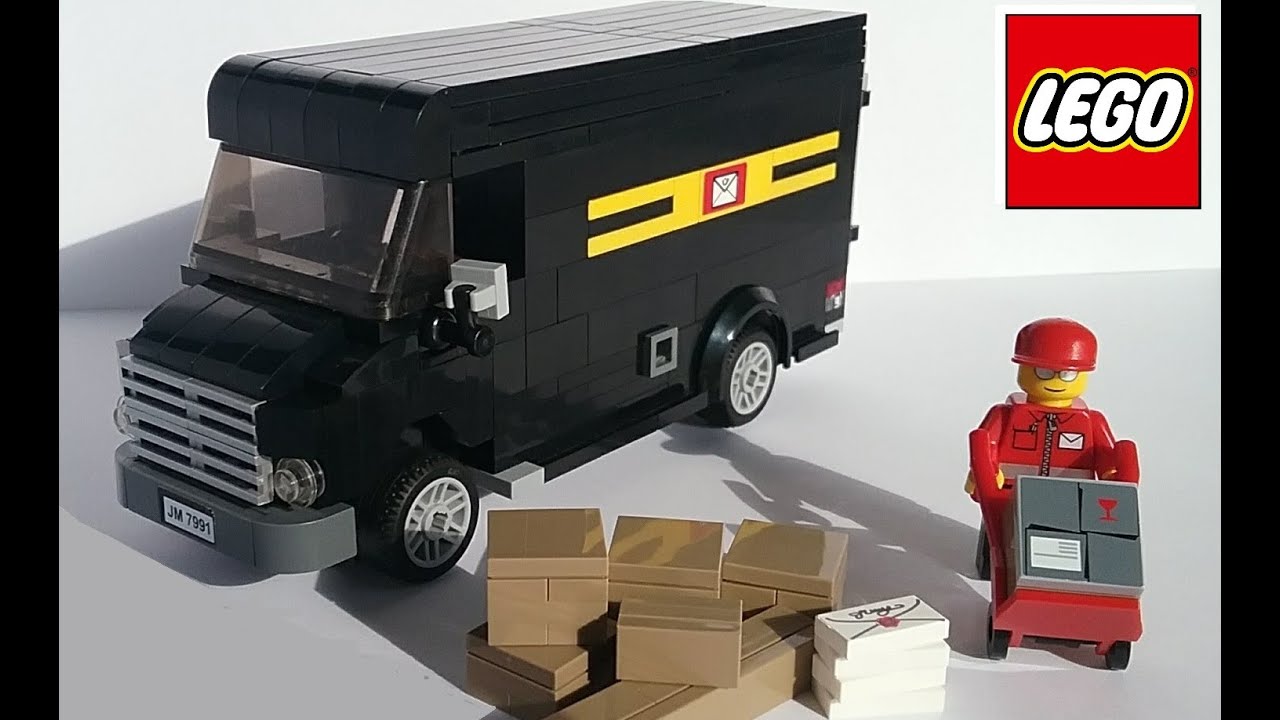LEGO UPS Truck Custom Build - YouTube