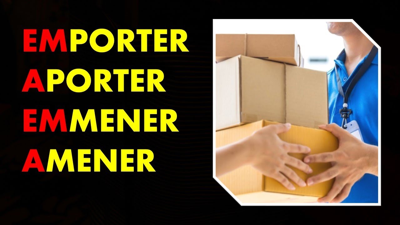 LEVAR e TRAZER | Como dizer isso em francês? (amener, emmener, apporter ...