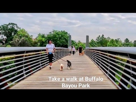 Houston Texas Buffalo Bayou Park 4K See Overlooked Gems Tour Walk - YouTube