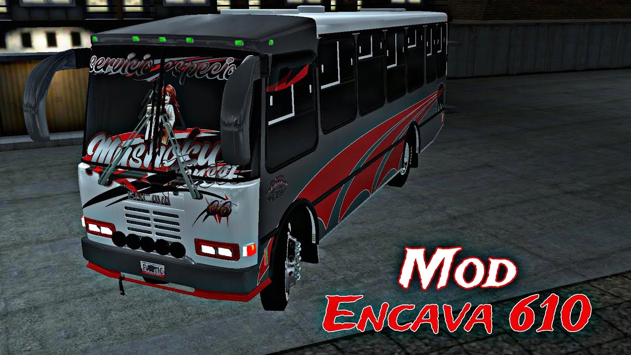 Mod Encava 610 Doble Puerta | Bus Simulator Indonesia - YouTube