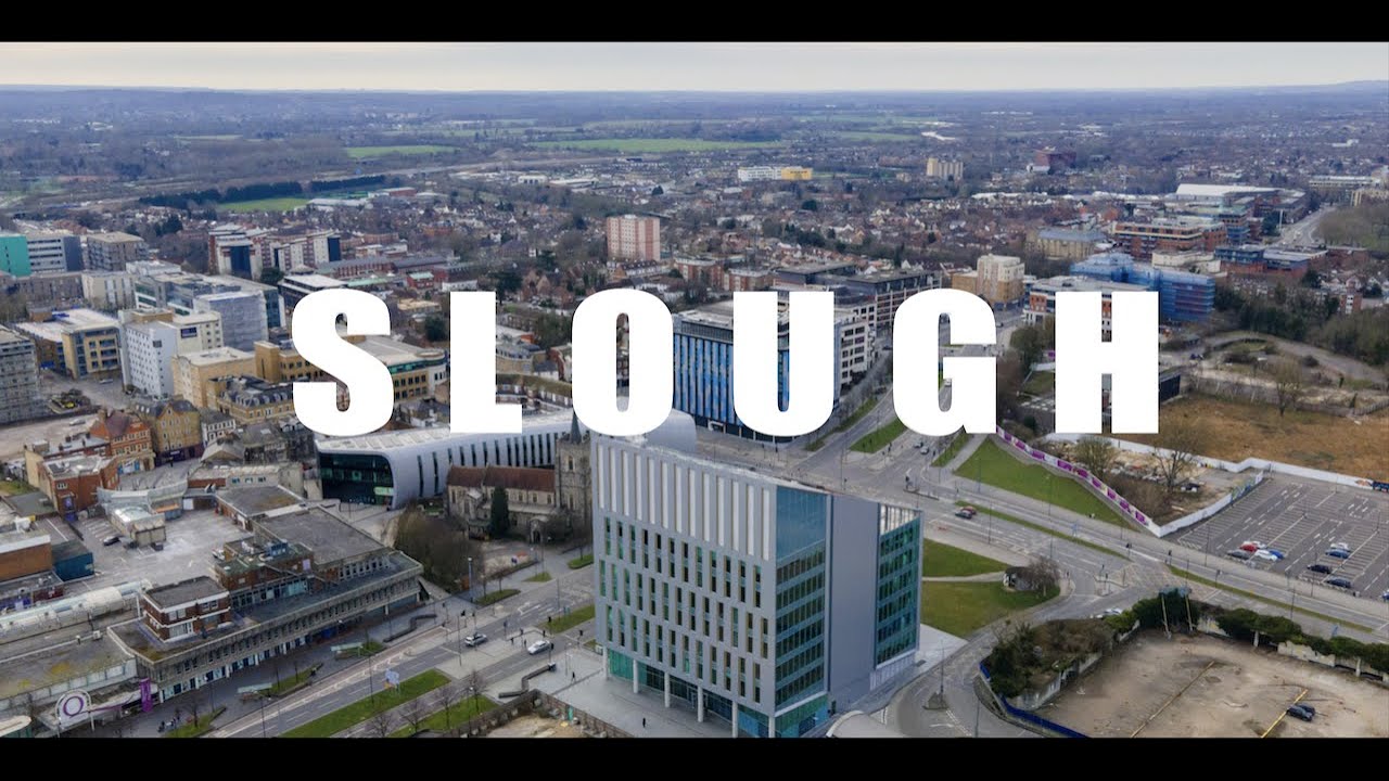 Slough | From Above | 4K - YouTube