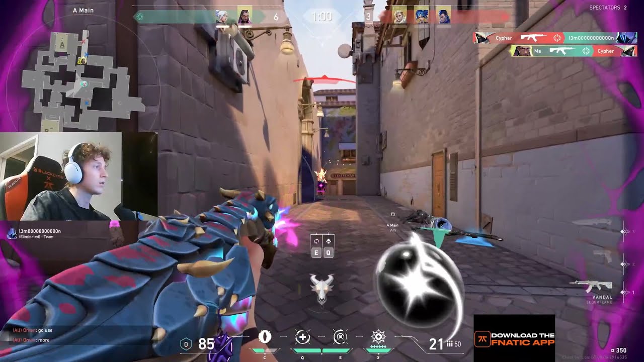 ASCENT! FNATIC BOASTER REYNA VALORANT RANKED GAMEPLAY [Full Match VOD ...