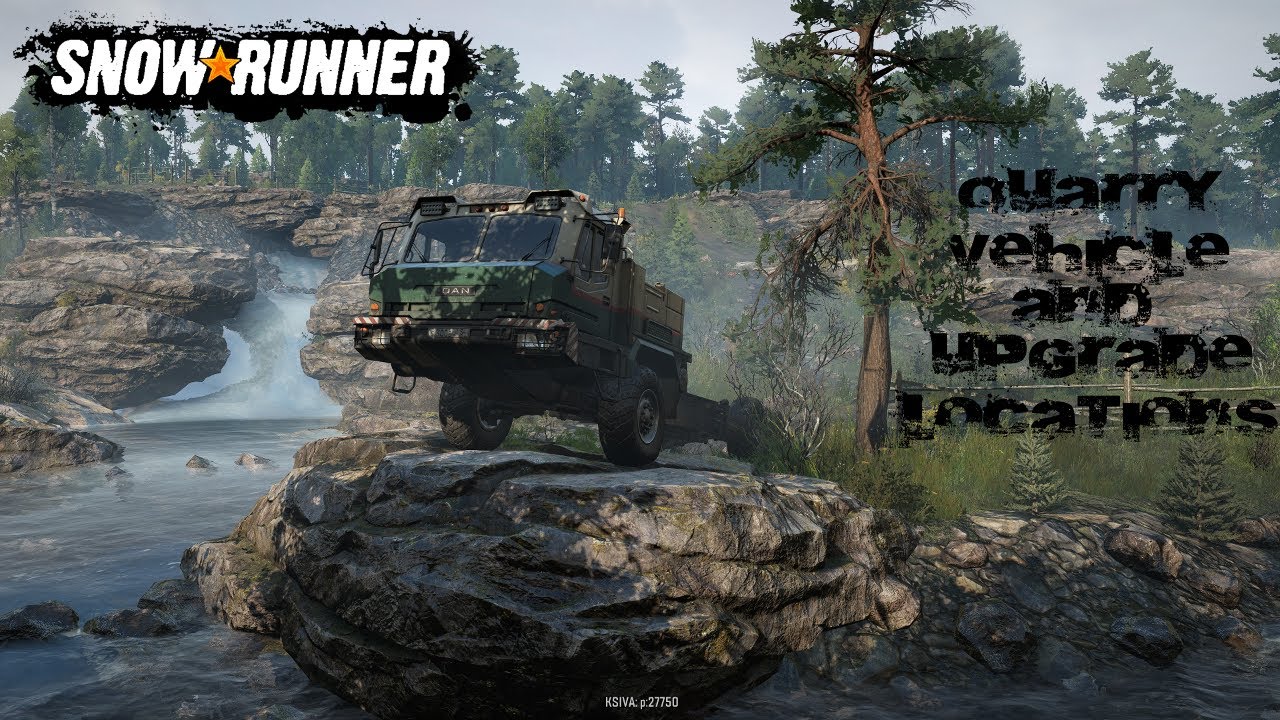 Snowrunner Quarry Taymyr Russia All Vehicle And Upgrade Locations One ...