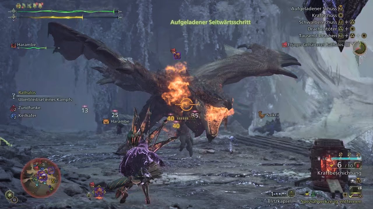 Monster Hunter Wilds Tempered Rathalos Bow 3:21 - YouTube
