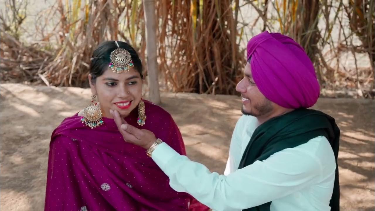 Harpreet singh weds Sukhwinder kaur pre wedding shoot ️ 2024) new Punjabi marriage video) - YouTube